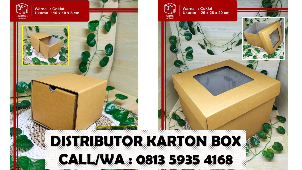 CALL/WA : 0813 5935 4168 | Harga Bikin Karton Box ...
