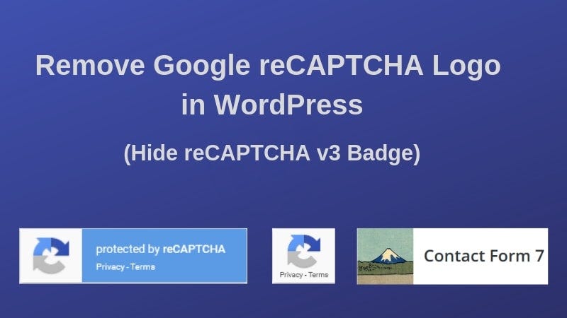 Disable Google reCAPTCHA (v3) for all pages Except the one like Contact Page or Submit Form with ...