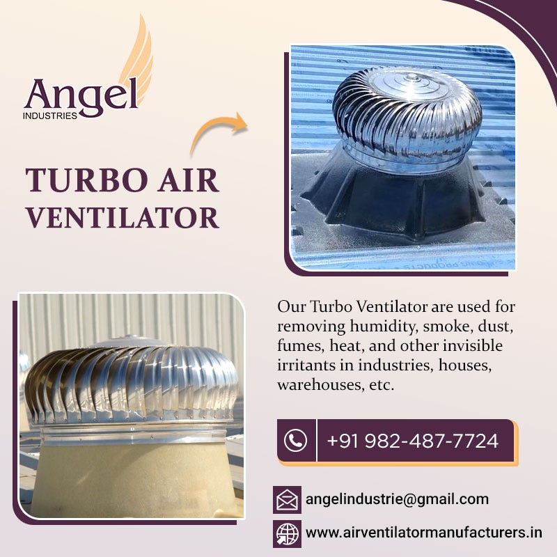 Commercial and Industrial Applications of Air Ventilator - Angel ...