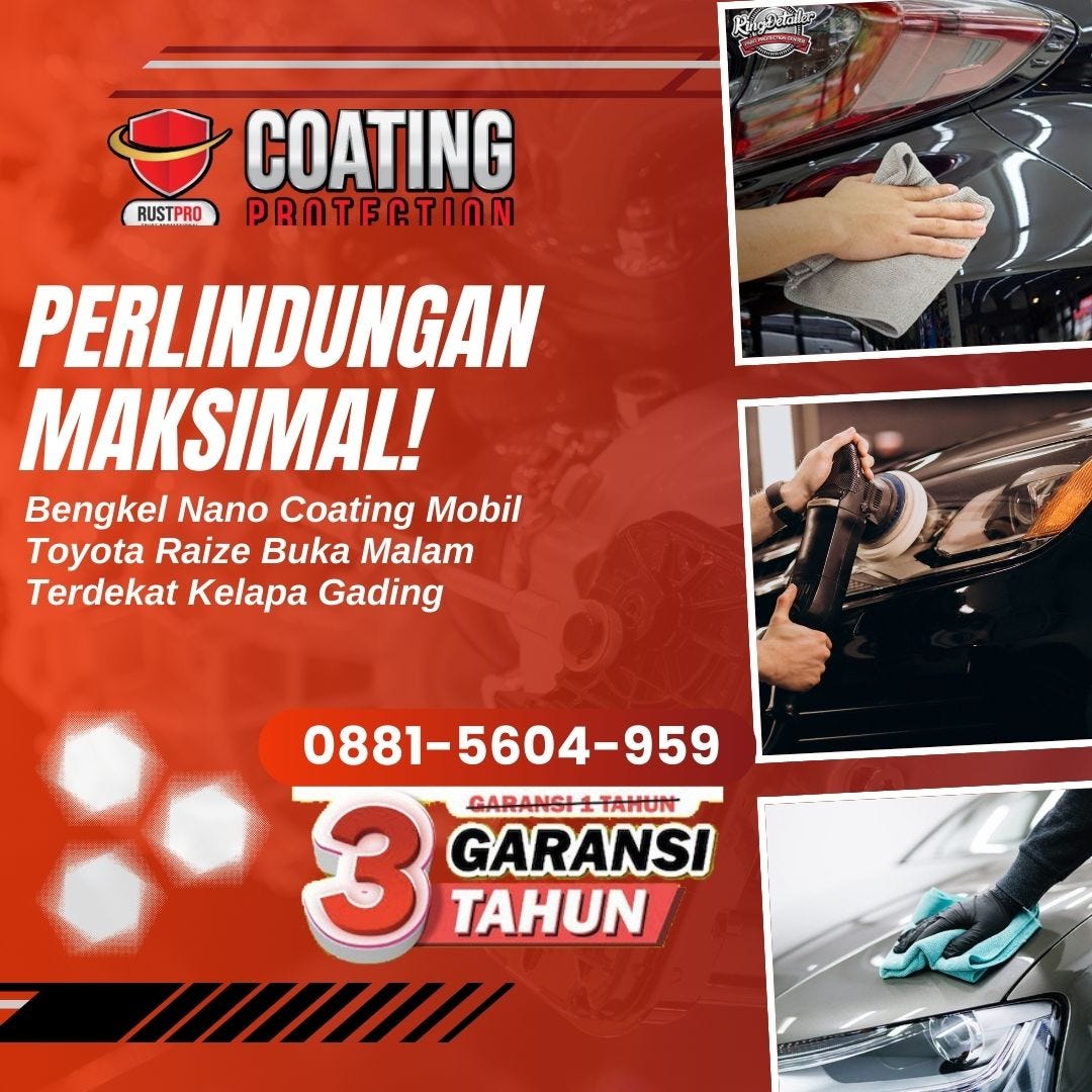 Ini Dia! Bengkel Detailing Interior Mobil Toyota Raize Buka Malam ...