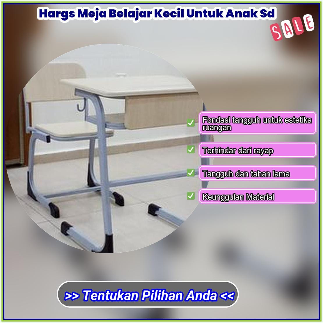 Harga Satuan Meja Belajar - Sekolahmejabelajar - Medium