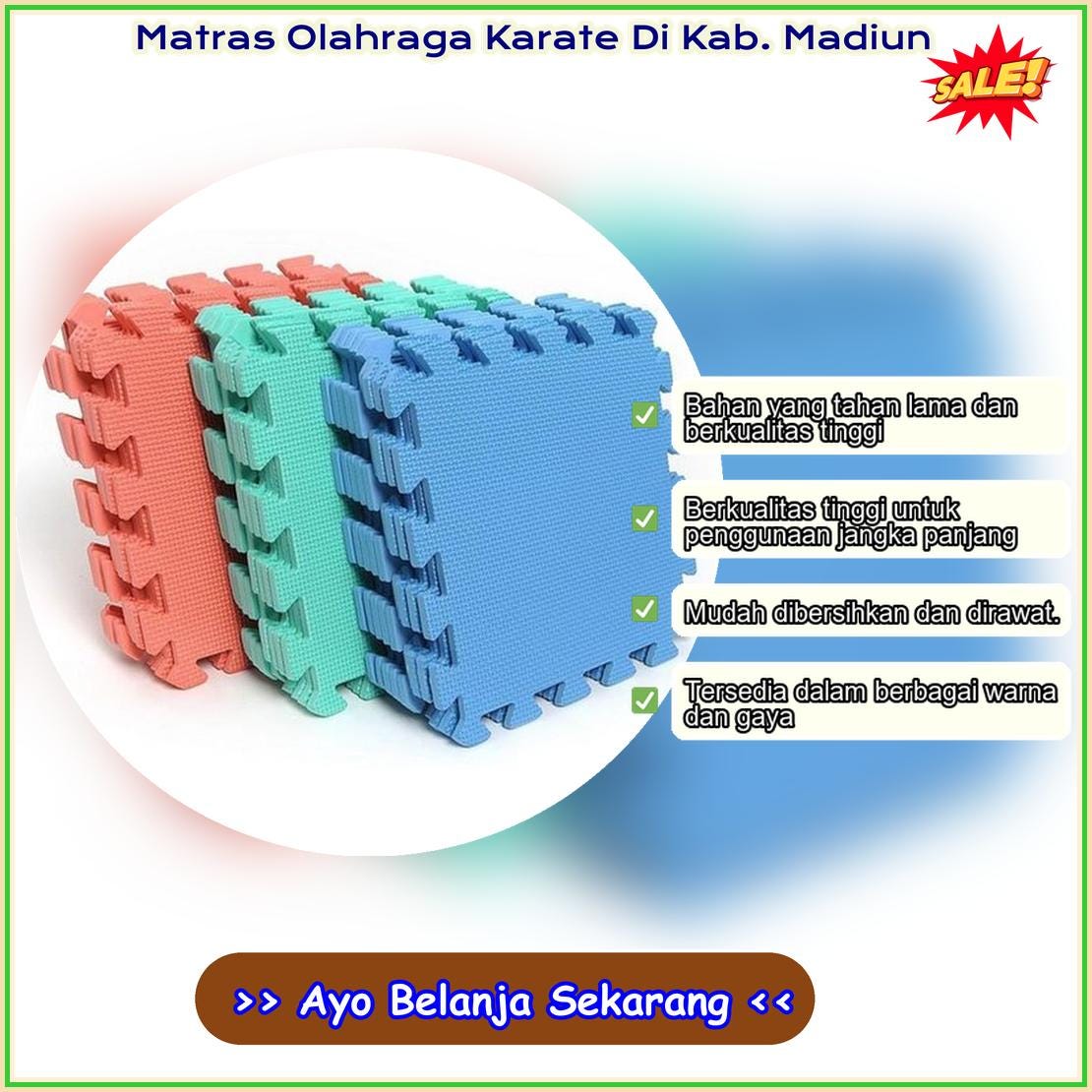 Matras Silat 3Cm Di Kalimantan Tengah - Matras Judo - Medium