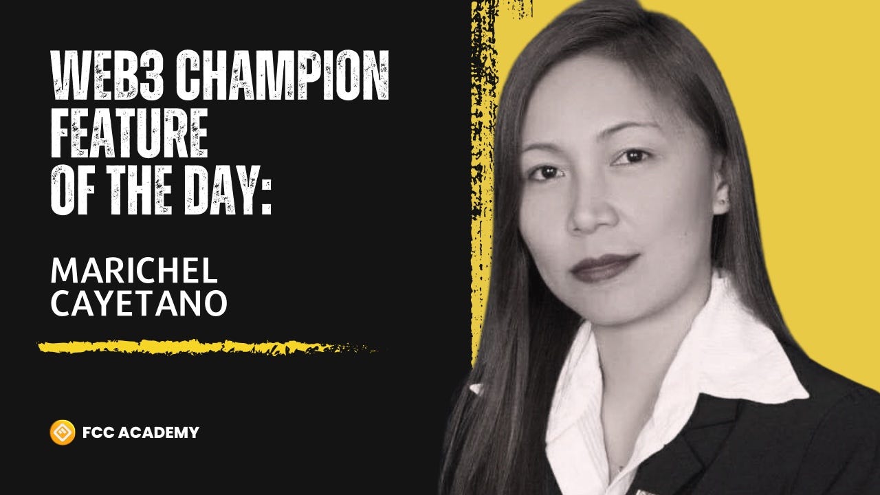 Web3 Champion Feature of the Day: Angel Abalos | by FCC ACADEMY | Mar, 2024 | Medium