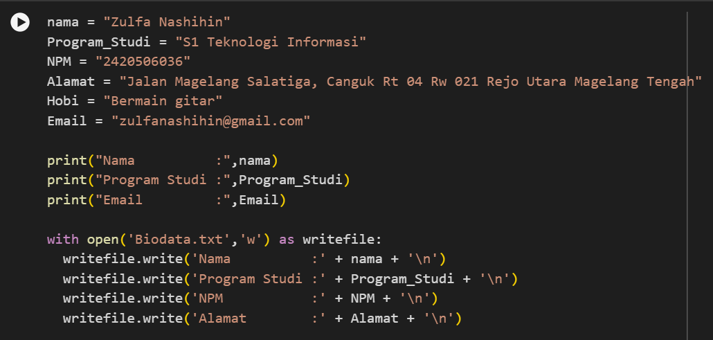 Praktikum Algoritma Pemrograman dan Struktur Data Minggu 4 | by ZulfaNashihin | Sep, 2024 | Medium