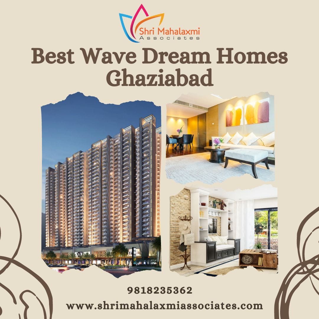 Best 1/2/3 BHK Wave Dream Homes Flats in Ghaziabad - Shri Mahalaxmi ...