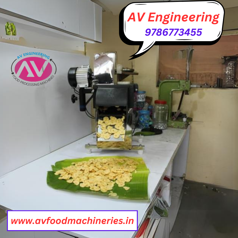 3 in 1 Tapioca/Banana/Potato Chips Cutting Machine — AV Engineering - AV Engineering - Medium