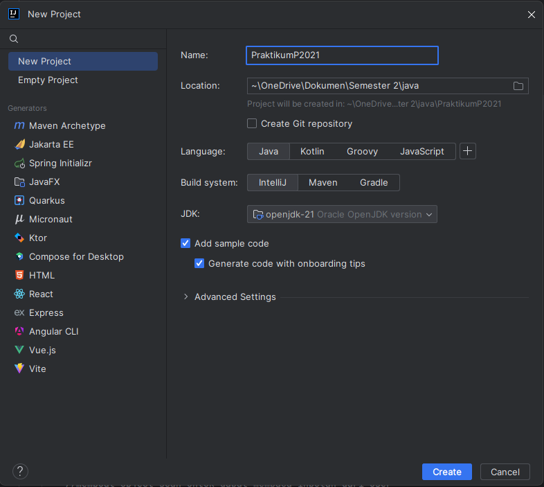 Cara Menggunakan IntelliJ IDEA, Latihan Pemrograman Java P1 | by Naya Nurhalimah | Medium