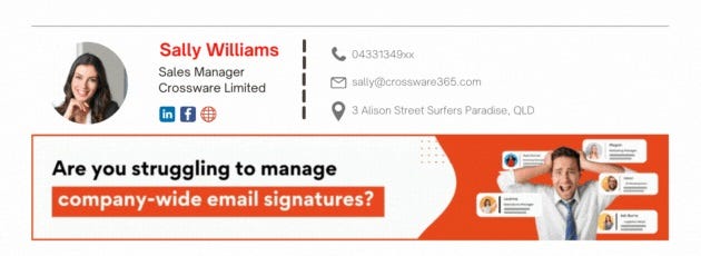 Email Signatures for Google Workspace | Crossware - Crossware - Medium
