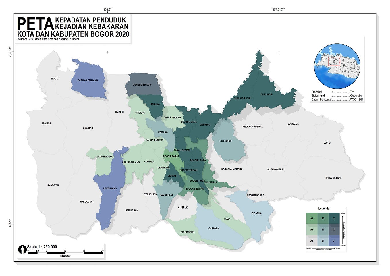 VISUALISASI DATA DALAM BENTUK PETA CHOROPLETH BIVARIAT (2) | by Johan ...