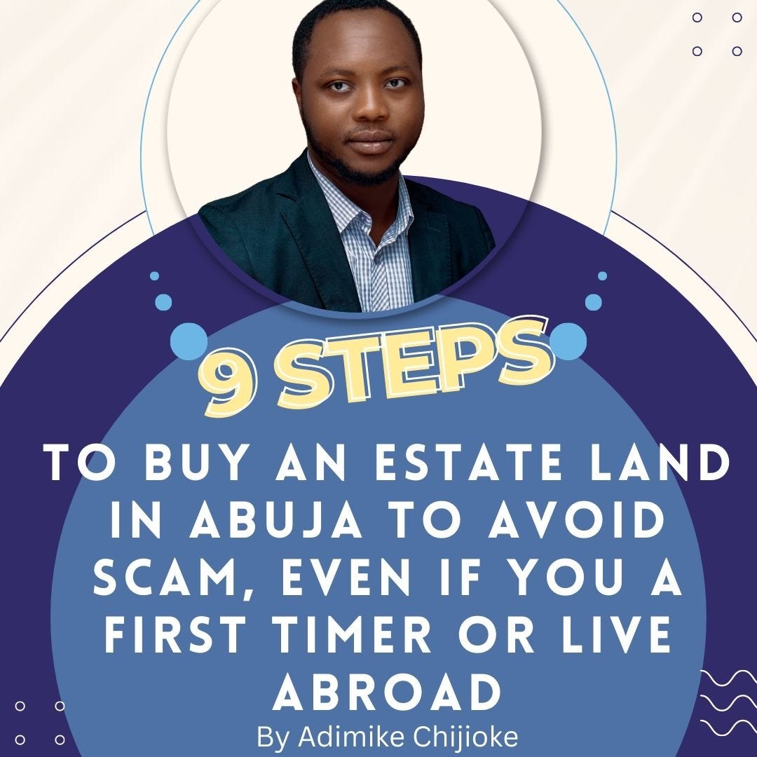 ⛔ Don't Buy An Estate Plot in Abuja Until You Read This! | by Adimike Chijioke | Jun, 2023 | Medium