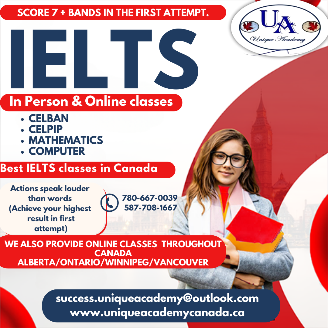 ielts academy edmonton - Unique Academy Canada - Medium
