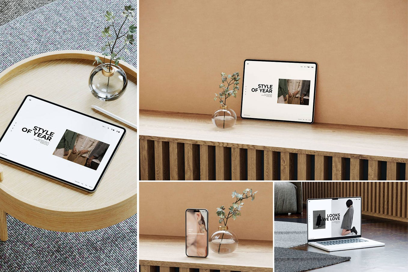 Grace Device Mockup Collection - Mockupline - Medium