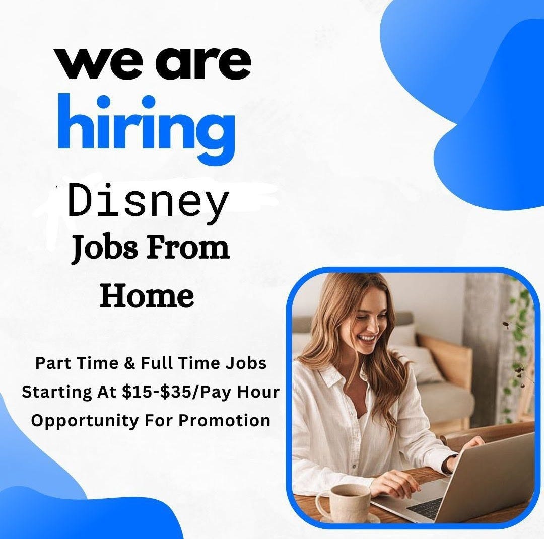 Work From Home Job With Disney!. Work From Home Job Opportunities | by ...