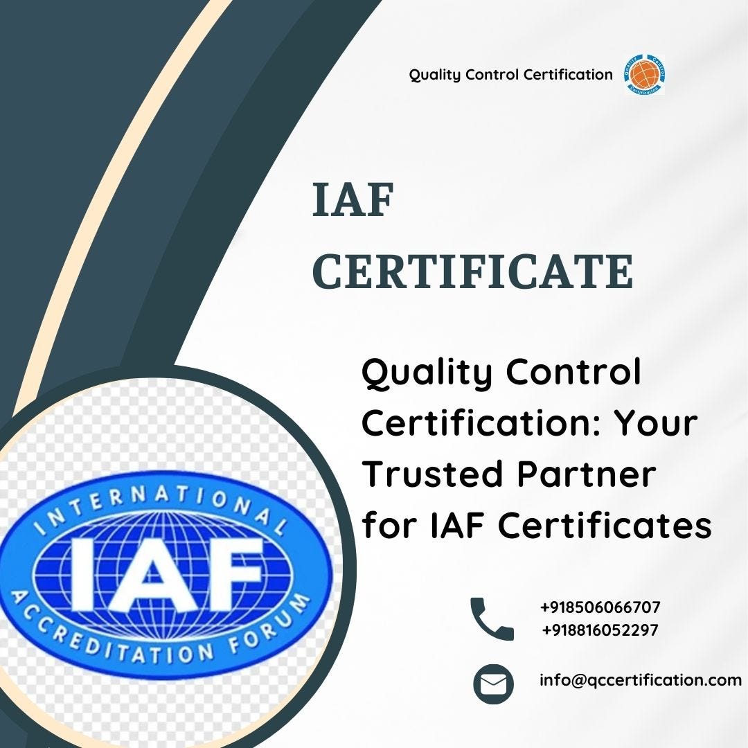 ISO Certificate: A Comprehensive Guide by Quality Control Certification ...