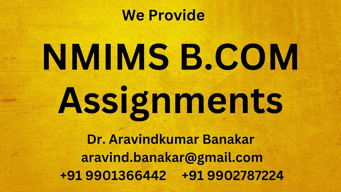NMIMS 4TH SEM PROJECTS BY DR. Aravind Banakar | by Dr Pooja Sexena | Medium