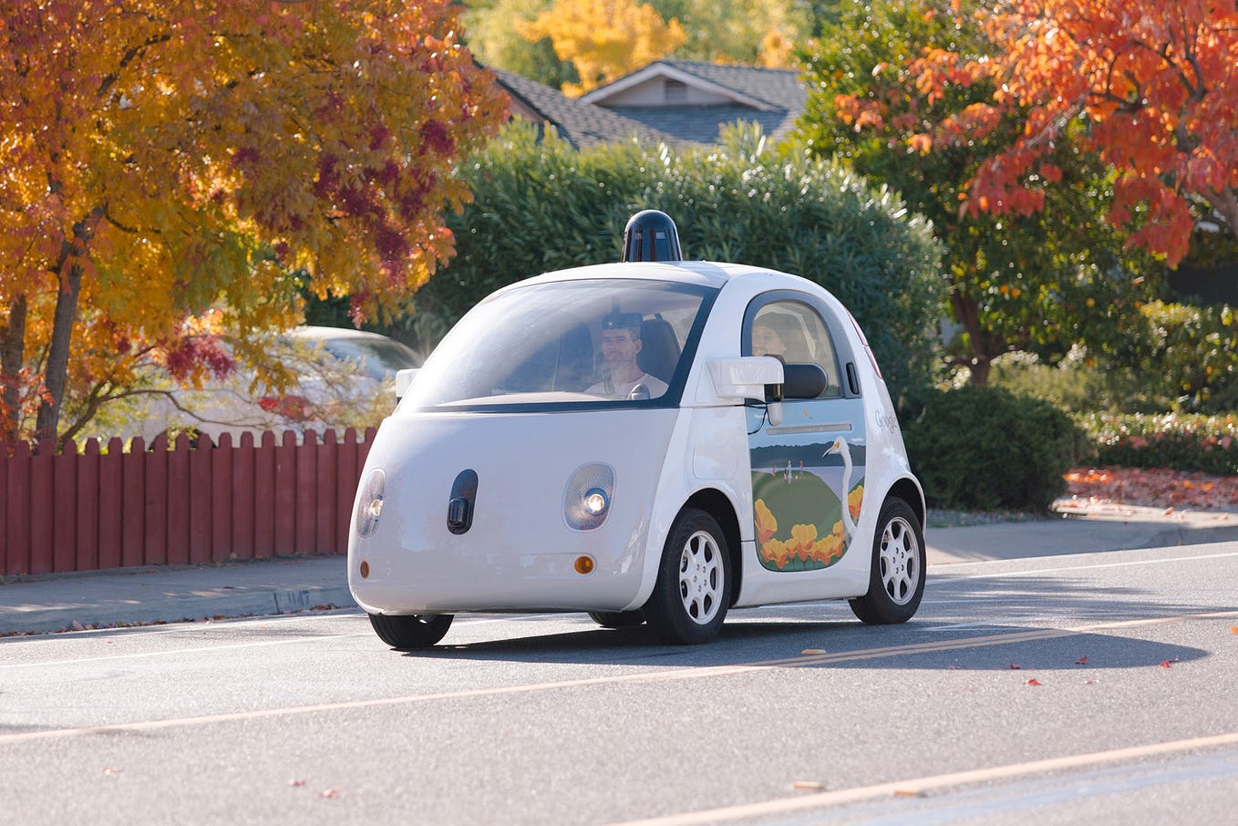 The View from the Front Seat of the Google Self-Driving Car: A New ...