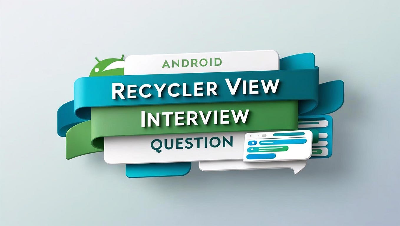 Android — RecyclerView common interview question — Part 1 | by Anh Nguyễn | Medium