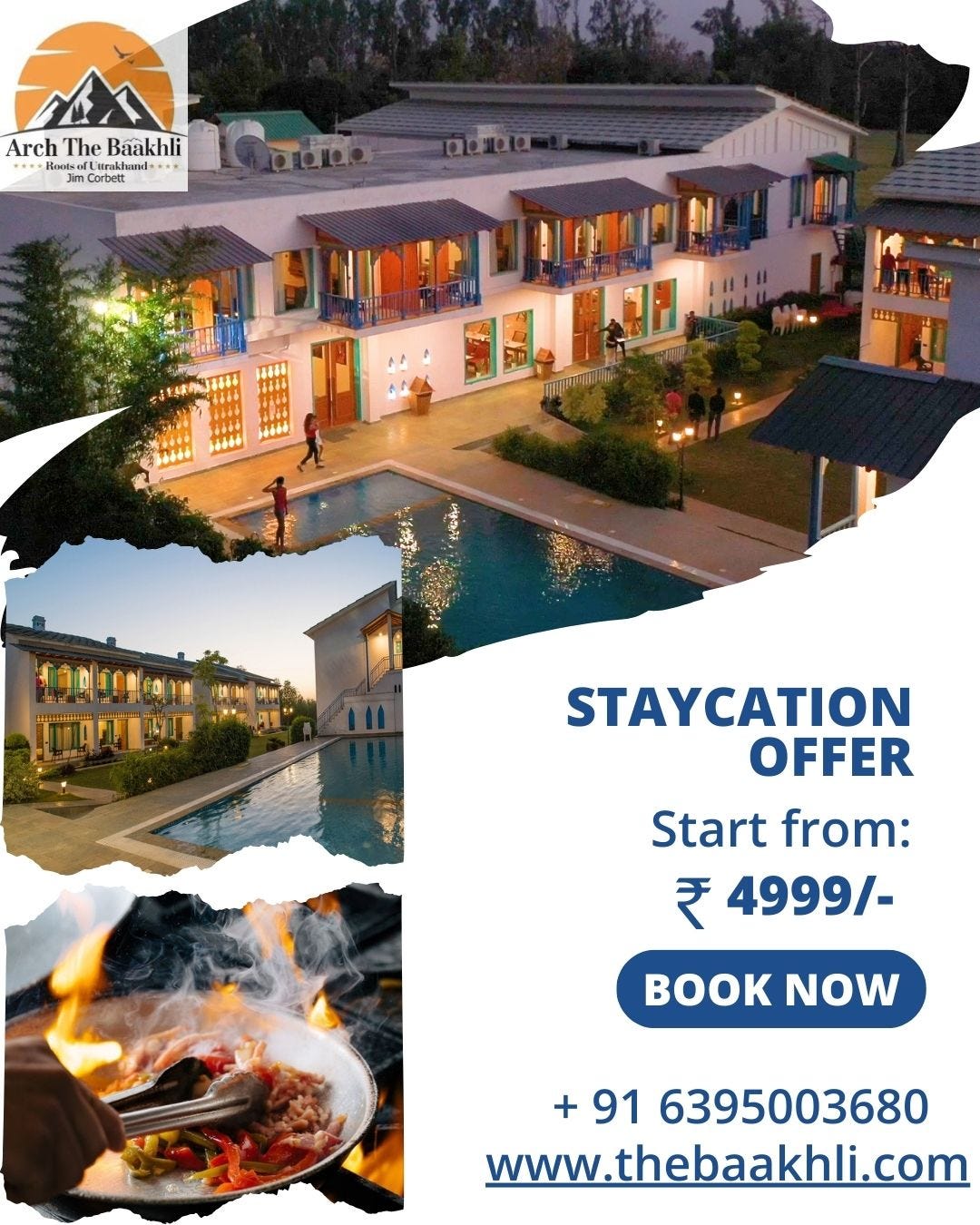 Best Hotel and Resort in jim Corbett || Arch the Baakhli - Dm Arch - Medium