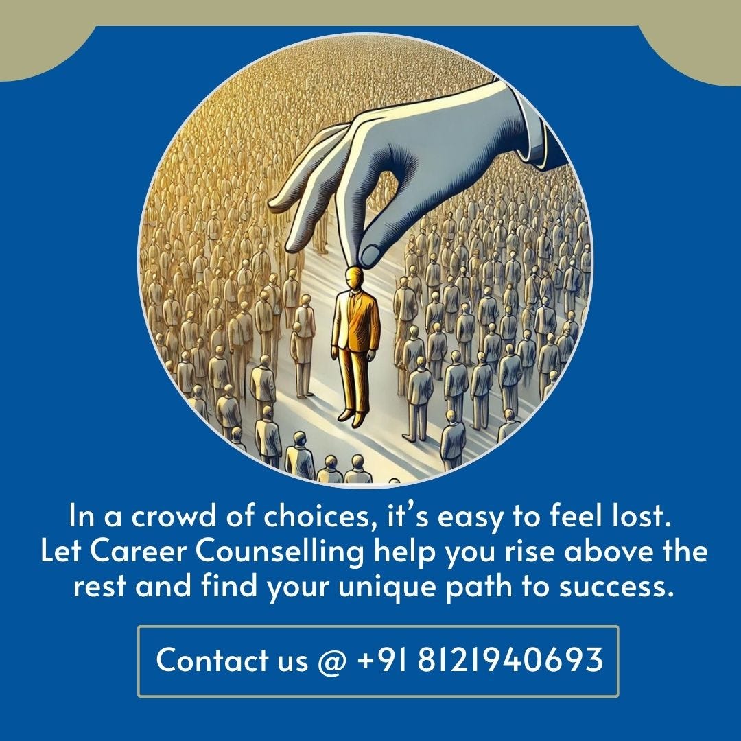 As a Career Counsellor, I believe that a well-guided career path is ...
