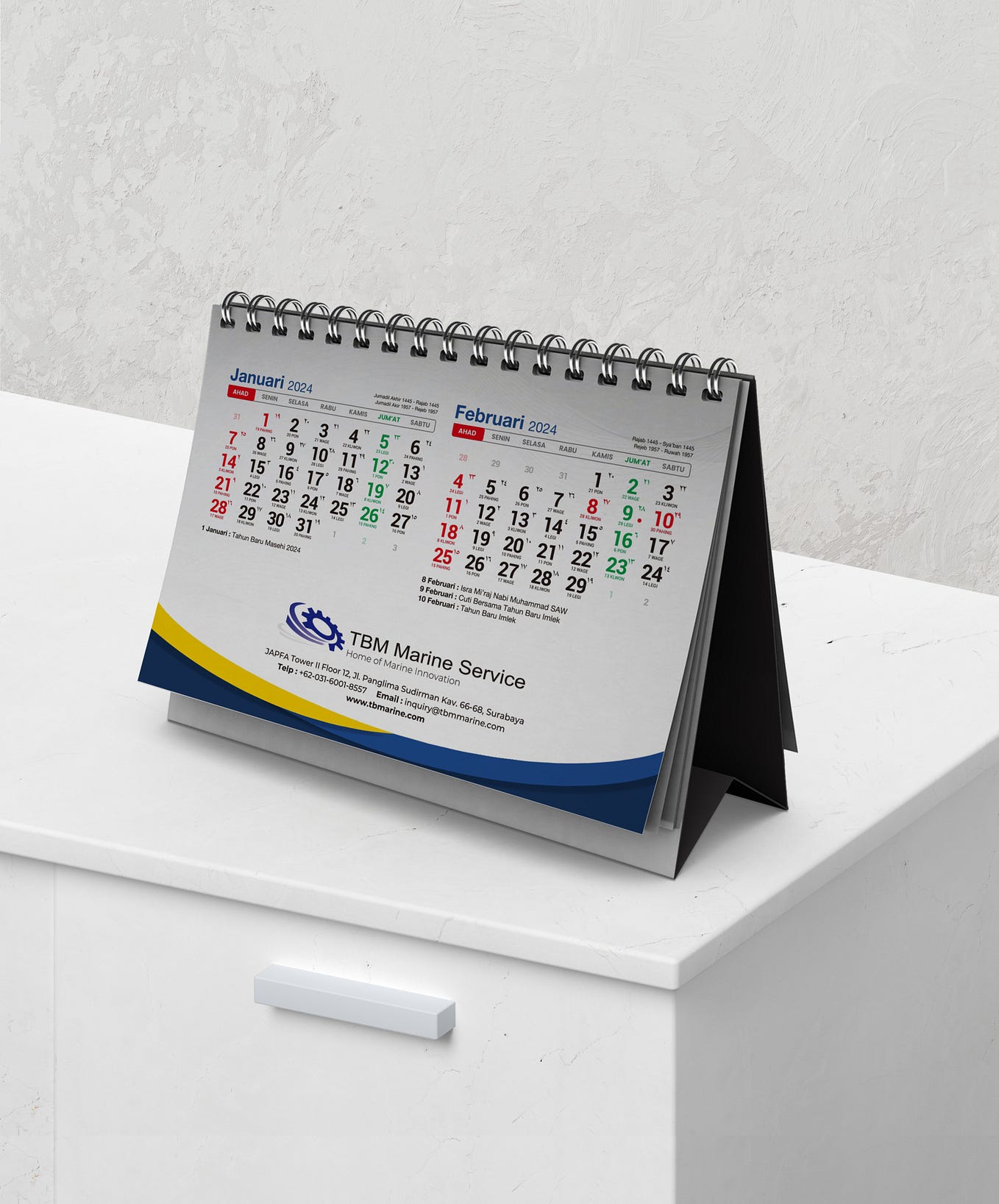 Agency Desain dan Cetak Kalender Custom sekolah di Sidoarjo ...