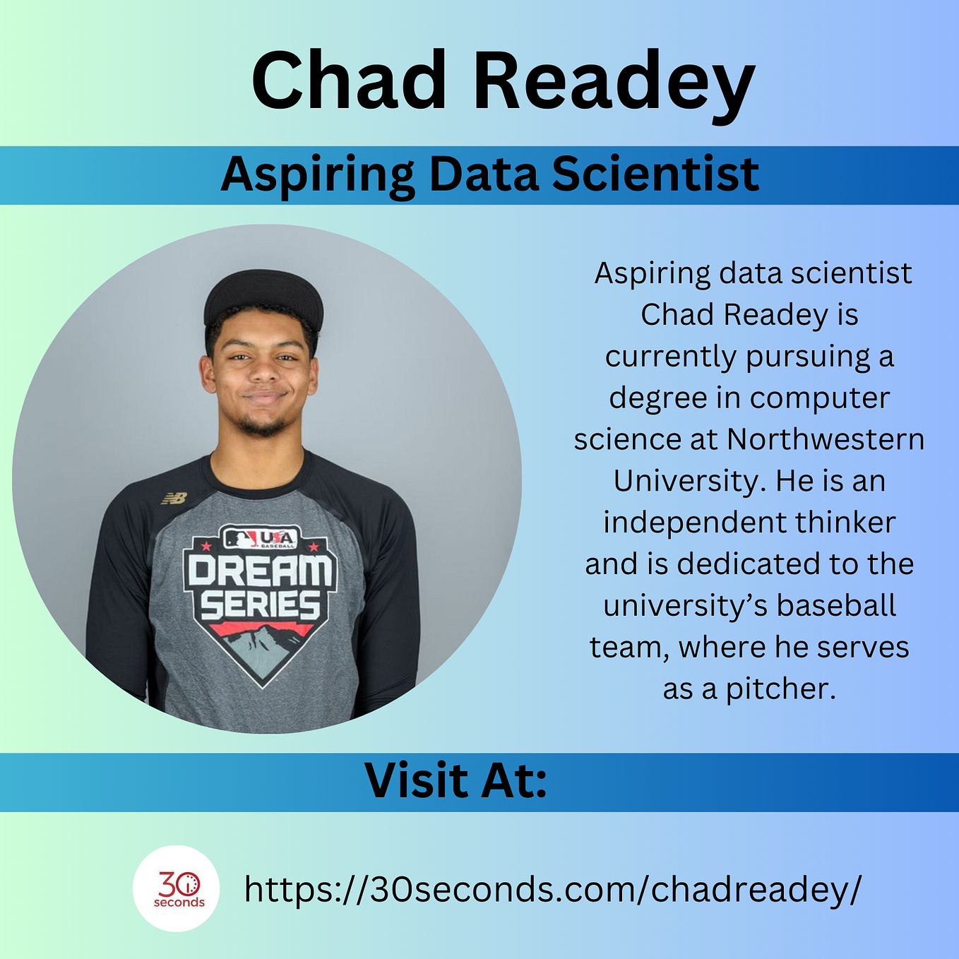 Chad Readey — A Member of Northwestern’s Baseball Team - Chad Readey ...