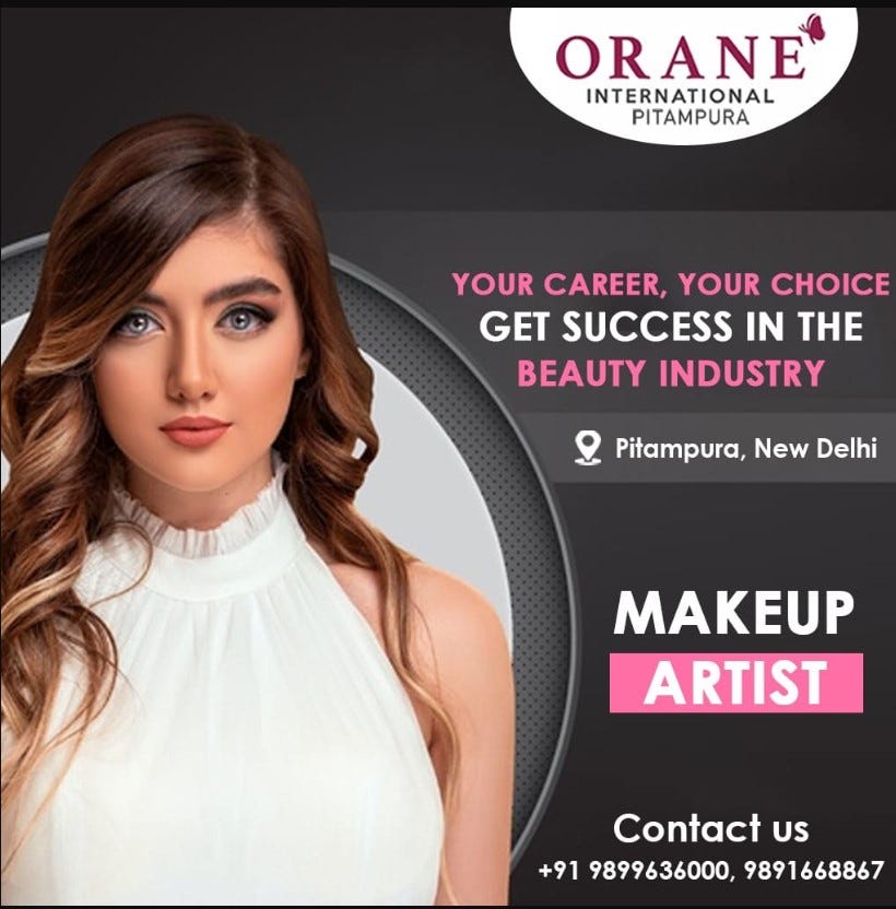 Best Makeup Course academy in India - Orane Pitampura - Medium