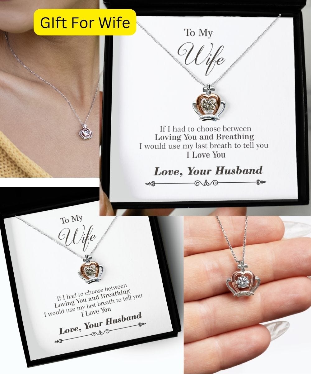 Best Necklace Gift For Wife With Greetings Card - To My Wife Necklace ... Best Necklace Gift For Wife With Greetings Card - To My Wife Necklace ...