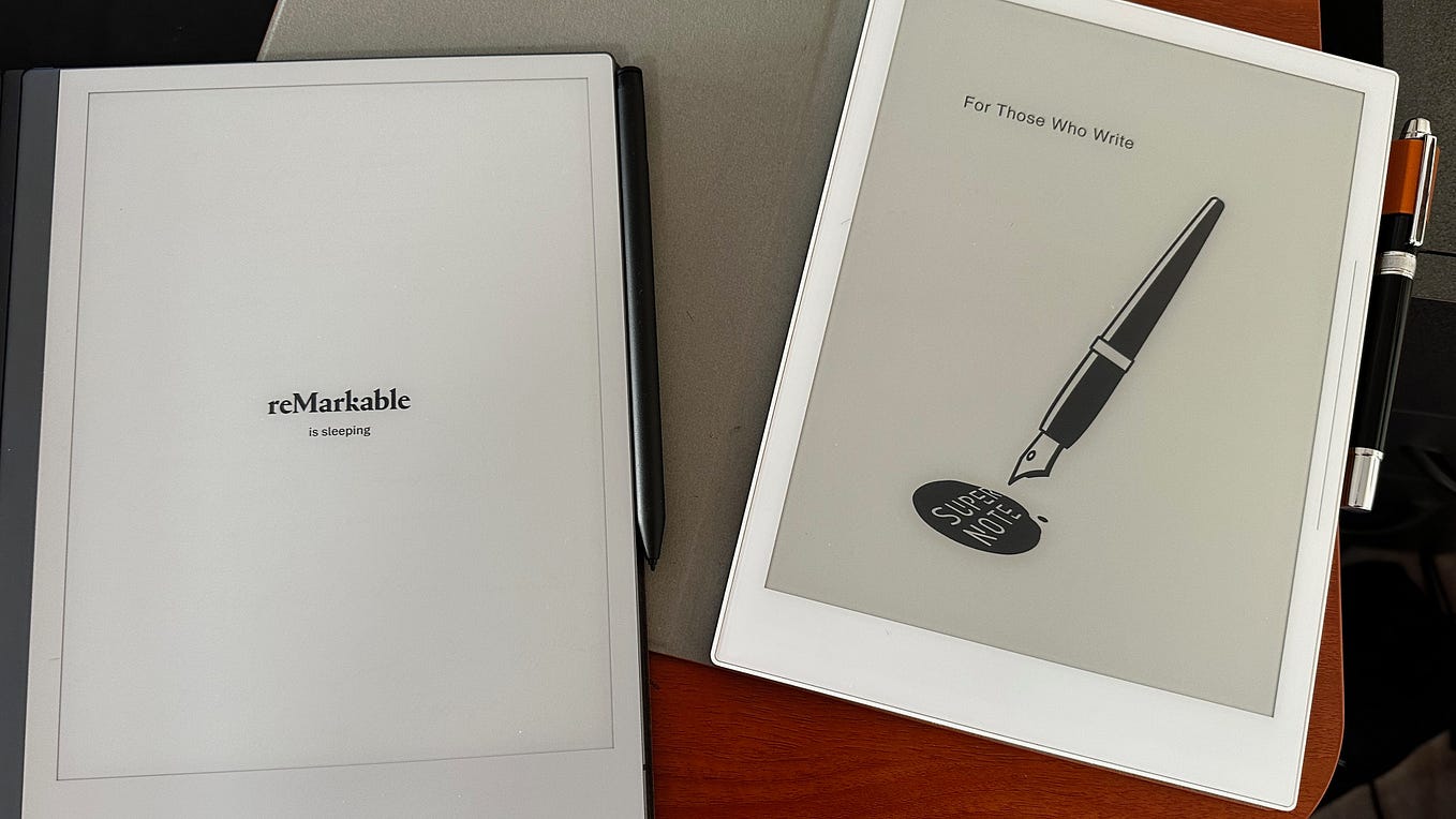 SuperNote wins the battle of the e-Inks! | by Bill James-Wallace | Long ...