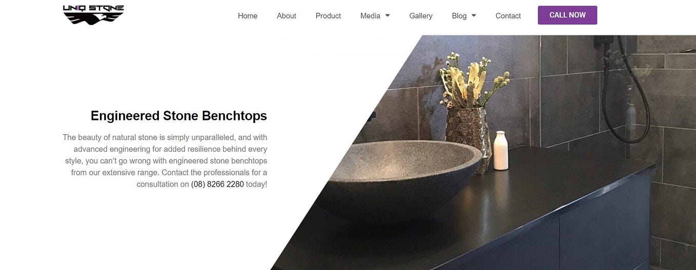 Engineered Stone Benchtops Adelaide - Uniq stone - Medium