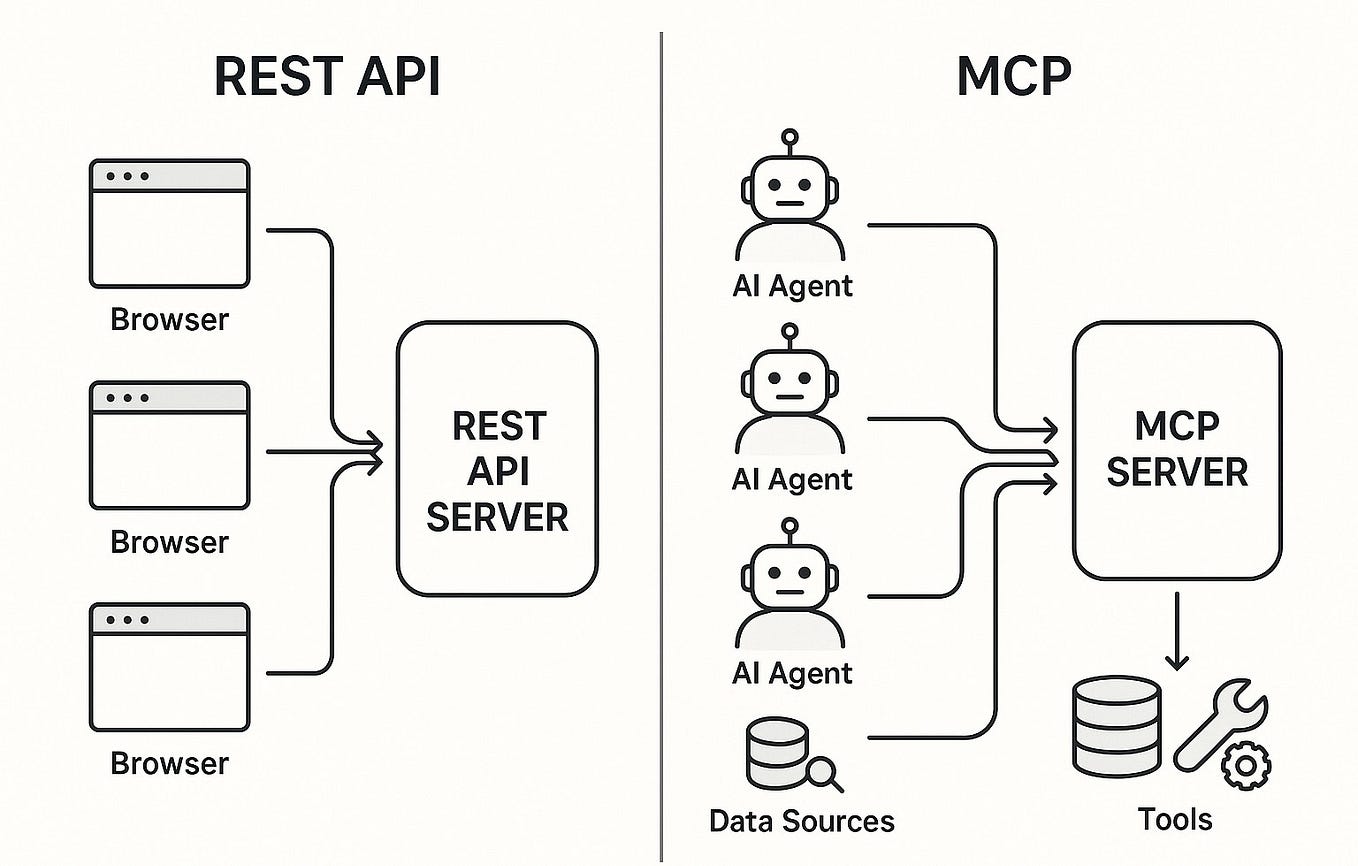 MCP vs REST APIs: The New Era of Integration | by Abel Penton | Medium