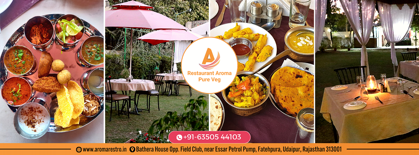 Pure veg Restaurant In Udaipur - Restaurant Aroma - Medium