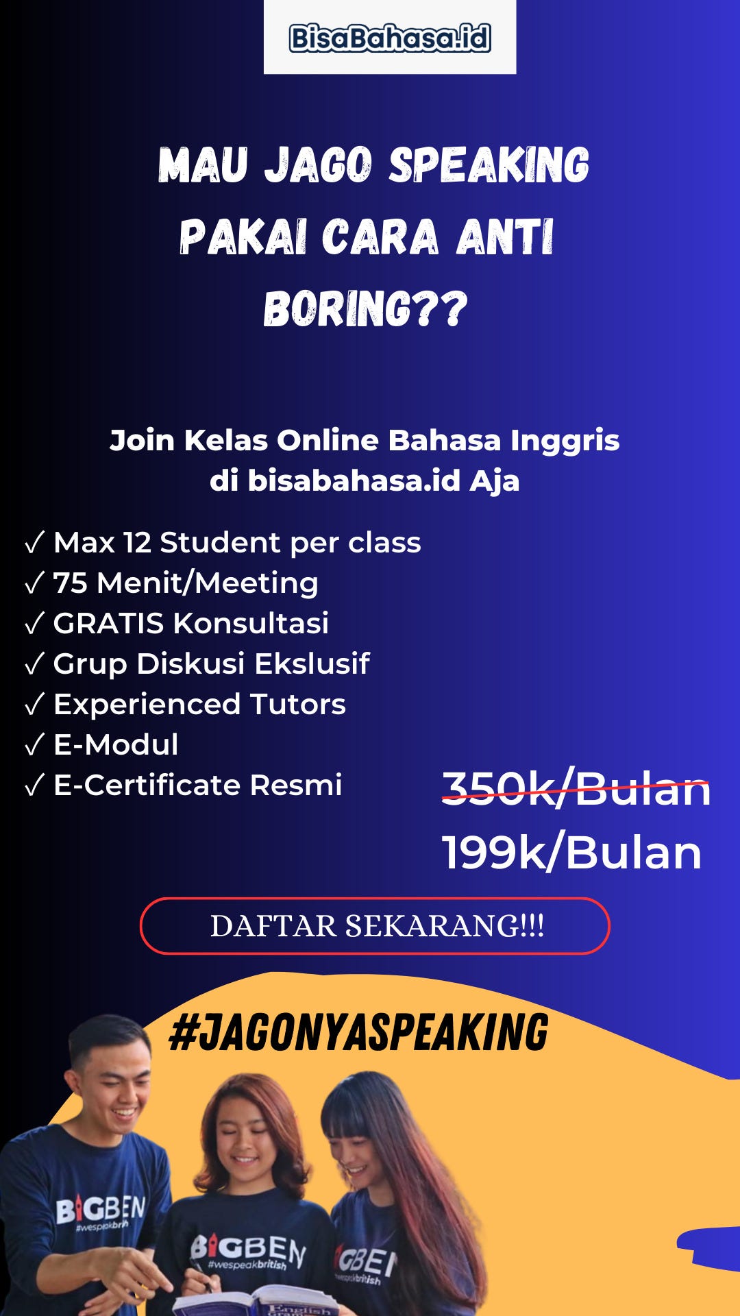 REKOMENDED!! 0812–8878–8257 Kursus Bahasa Inggris Pare Terbaik BBC Bandung, Pekanbaru, Maluku ...
