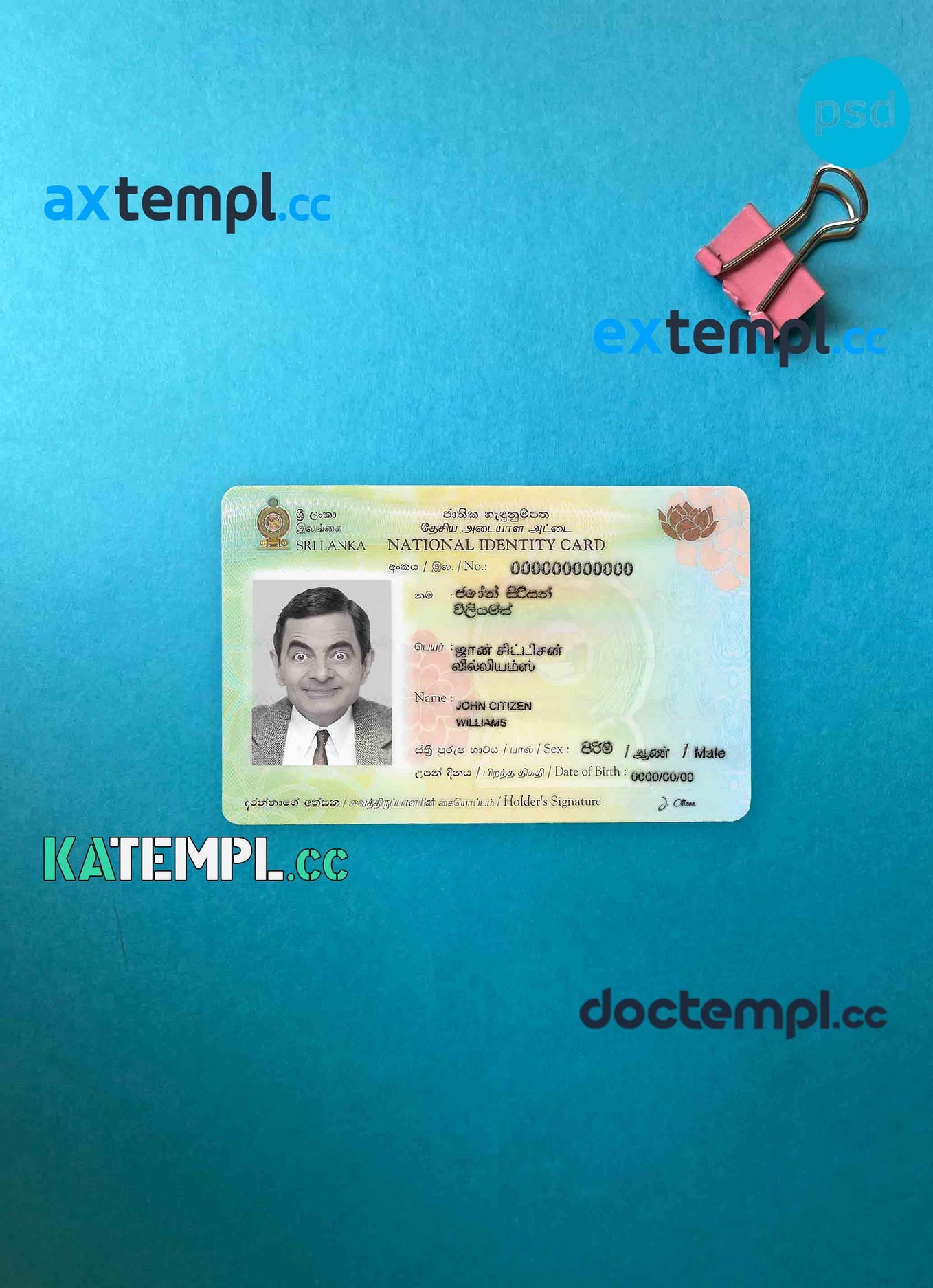 Philippines Id Card Editable Psd Files Scan Look And Photo Realistic