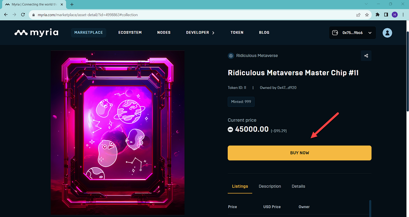 Prime Founder Coin NFT Is Now Listed In $MYRIA too! | by Ridiculous Shooter Team | Nov, 2023 ...