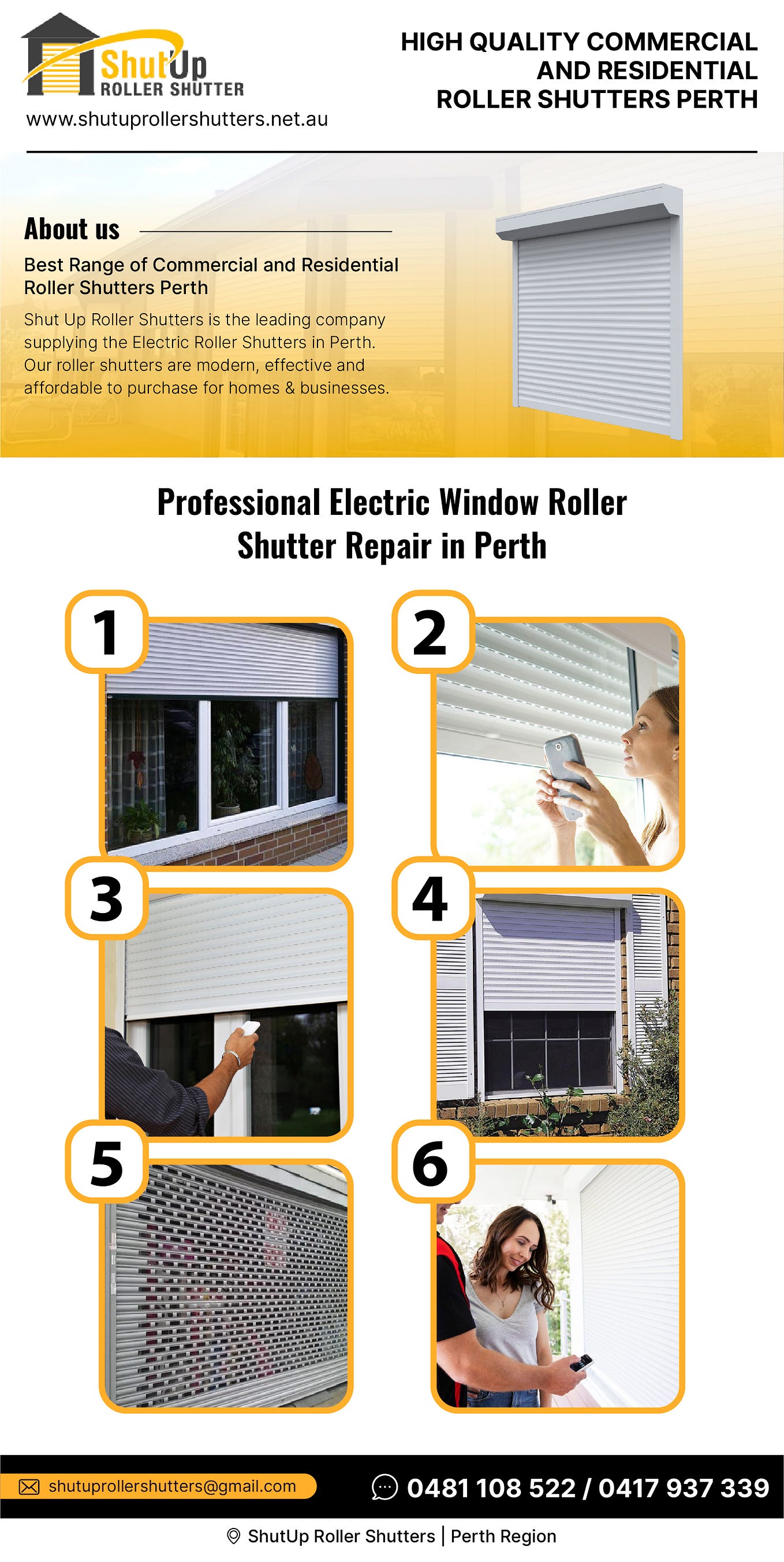 Commercial Roller Shutter Repairs & Installation in Mandurah - Shut Up ...