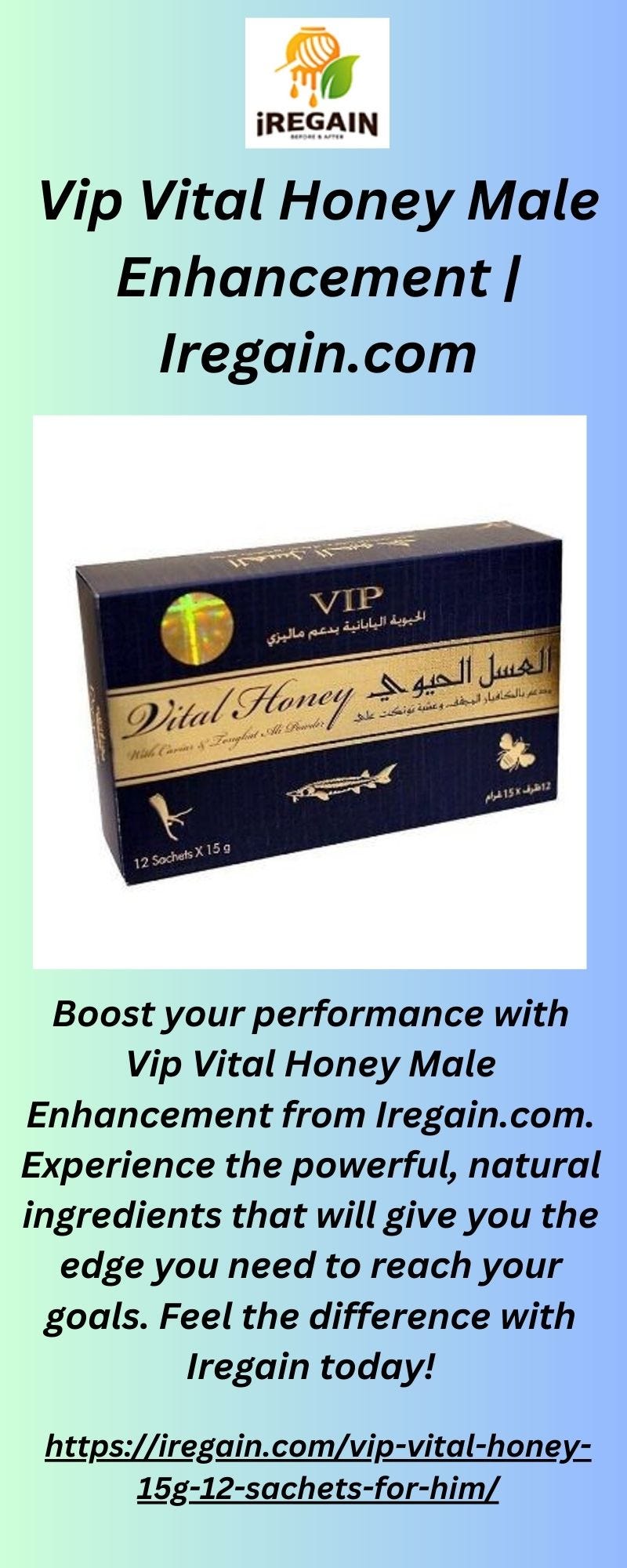 Vip Vital Honey Male Enhancement | Iregain.com - iregain - Medium