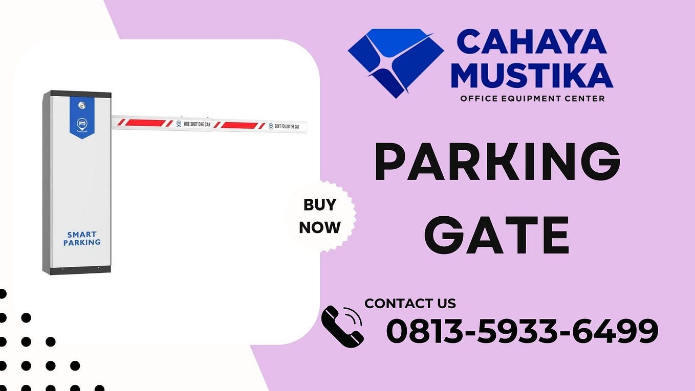 WA 0813–5933–6499, Distributor Gerbang Parkir Otomatis Jombang | by WA ...