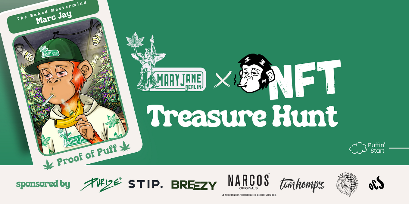 Stoned Ape Crew x Mary Jane NFT Treasure Hunt Recap | by Stoned Ape Crew | Jul, 2023 | Medium