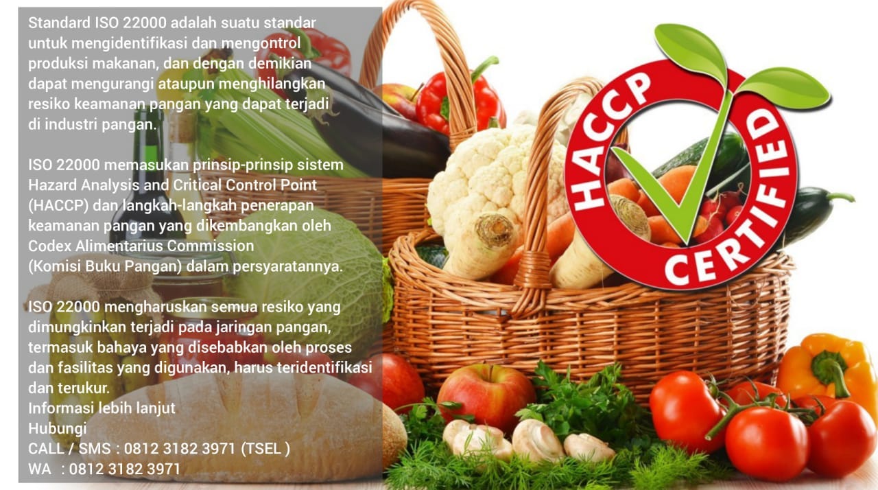 0812 3182 3971 (TSEL ) Sertifikat HACCP | by Sertifikasi HACCP di Surabaya | Medium