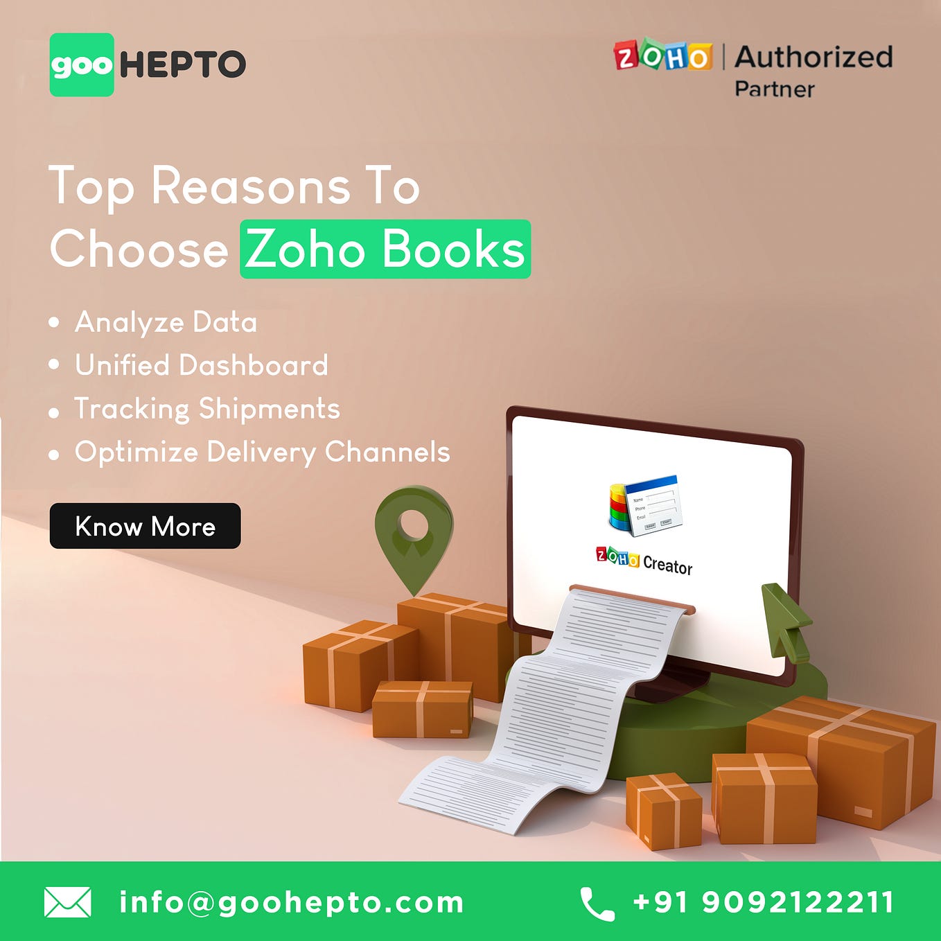 Zoho Books Features & Benefits. Zoho Books have inbuilt automation that ...