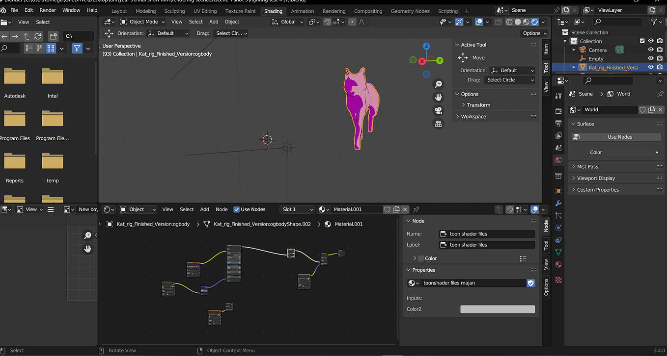 The toon shader, environments and camera mapping | by Megan O'Connor ...
