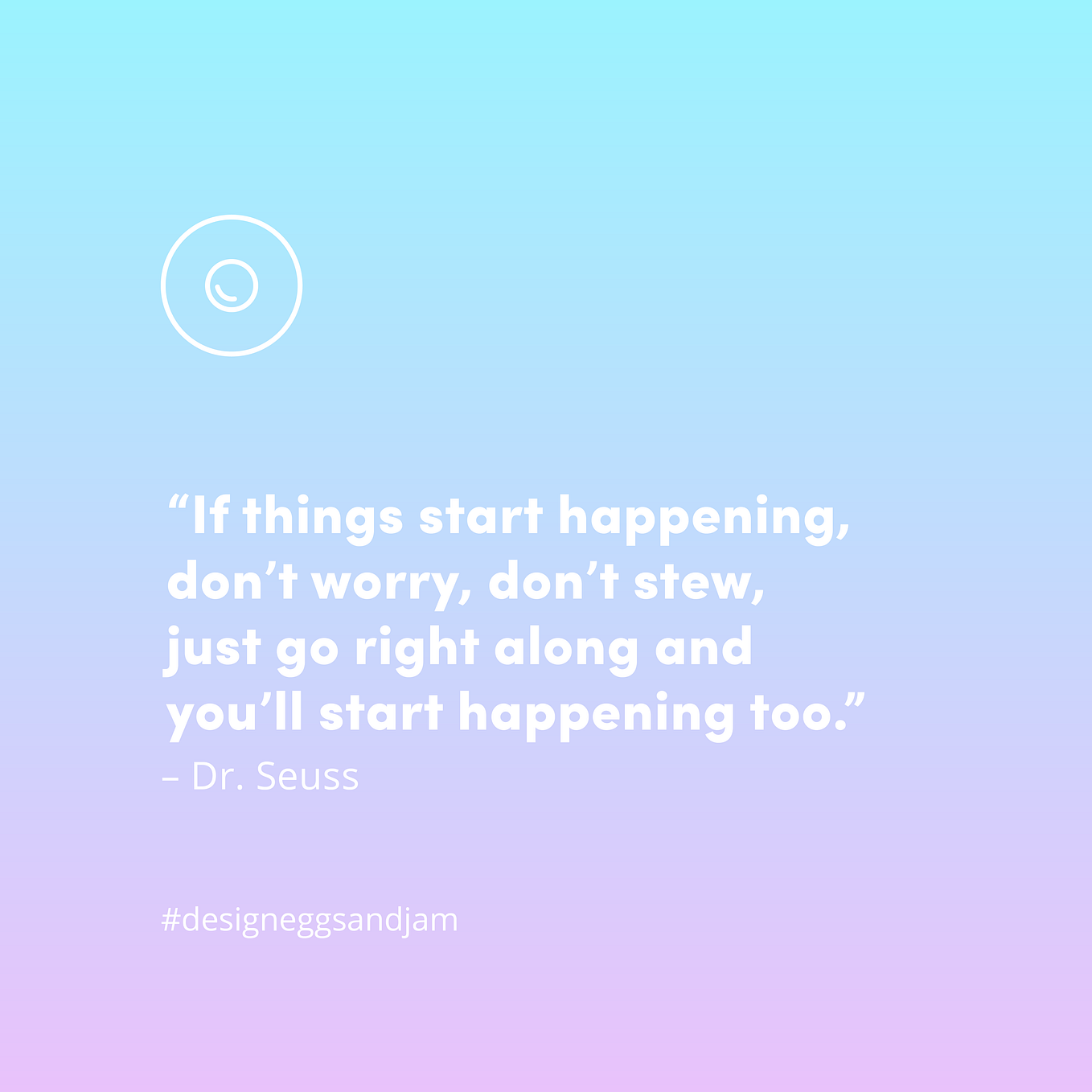 No. 6 / Design Eggs & Jam. “Unless someone like you cares a whole… | by ...