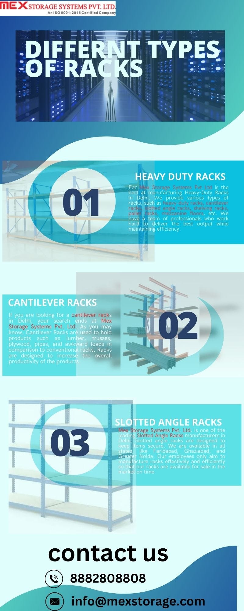 Types of racks in delhi - Mexstorage - Medium