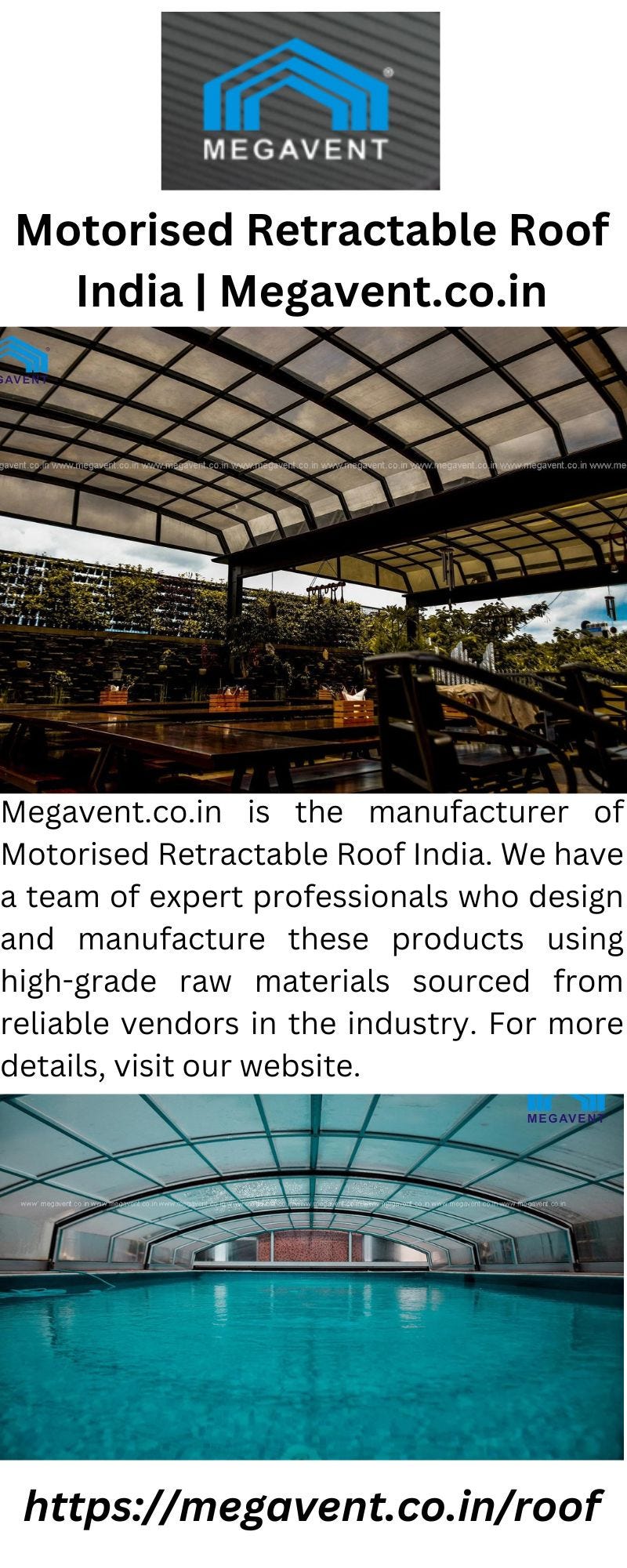 Courtyard Retractable Roof India | Megavent.co.in - Megavent ...