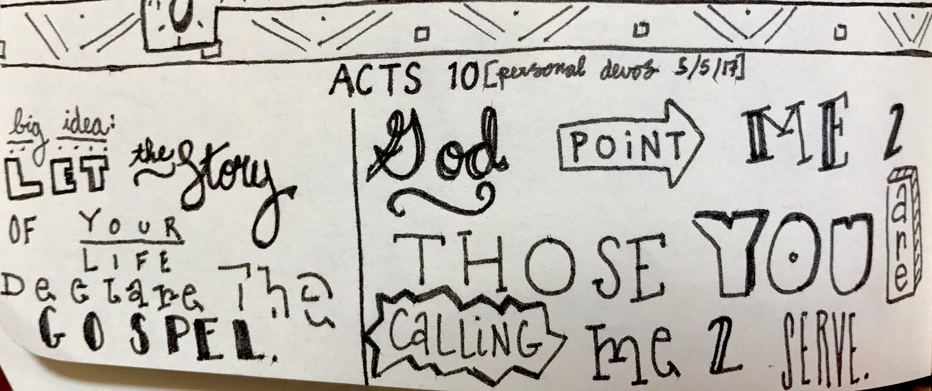 Sketchbook Devotional —Advent III | by Matthew Doering | Medium