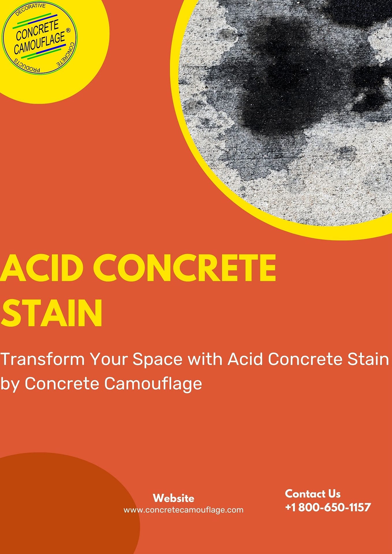 Enhance Indoor Spaces with Concrete Acid Stain - Concrete camouflage ...