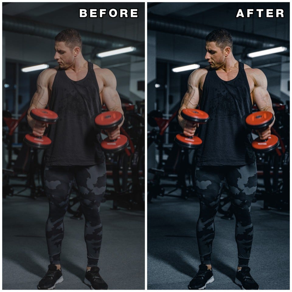 How to Edit Your Gym Photos Like a Pro with Lightroom Presets Collection | by presetsroom | Medium