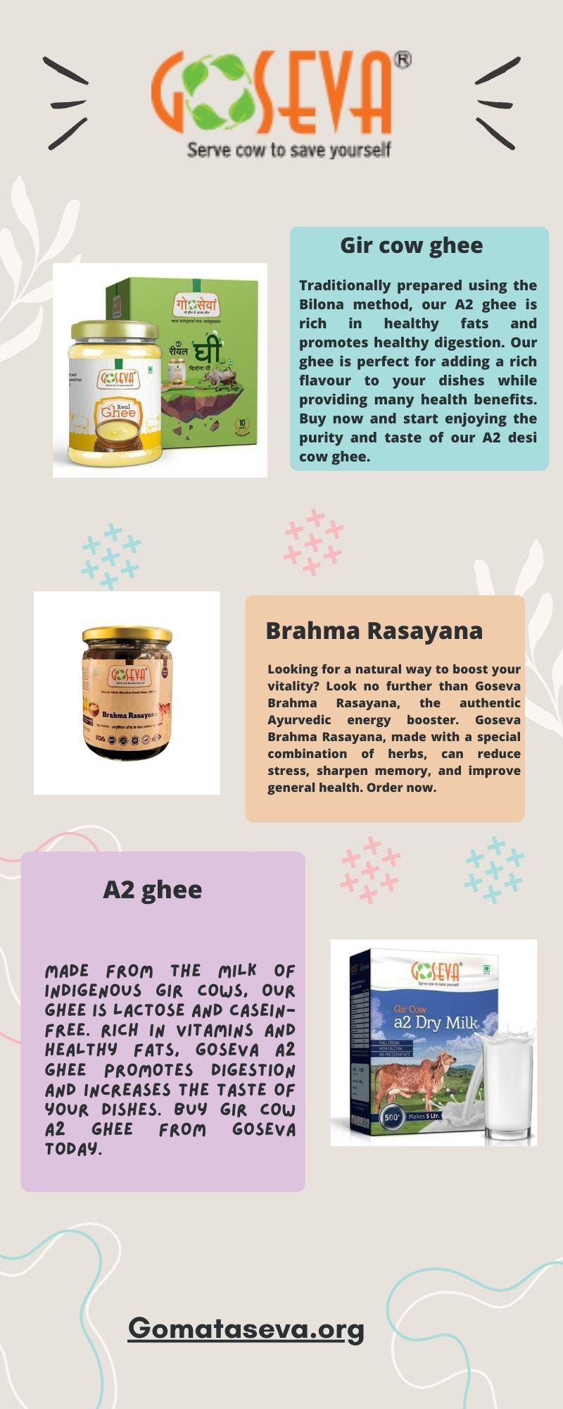 Embrace the goodness of nature’s bounty with Goseva’s A2 ghee and Gir ...