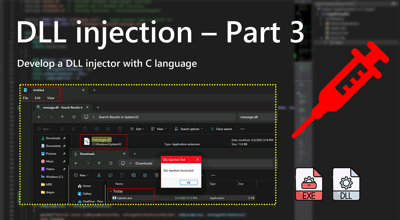 DLL injection fundamental — Part1 | by Kijo Ninja | Apr, 2025 | System Weakness
