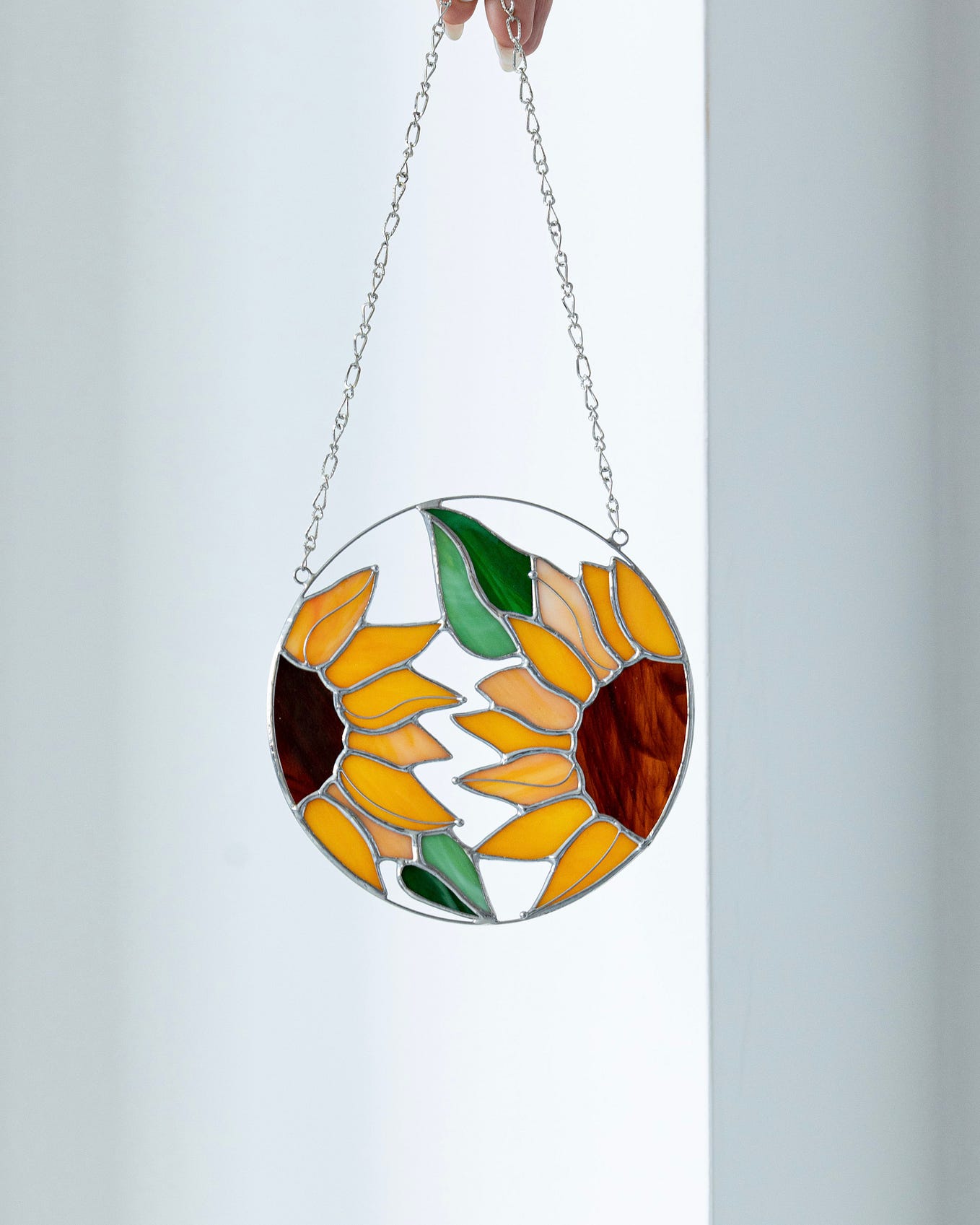 Enchant Your Space: Green Hummingbird Stained Glass Sun Catcher | by ...